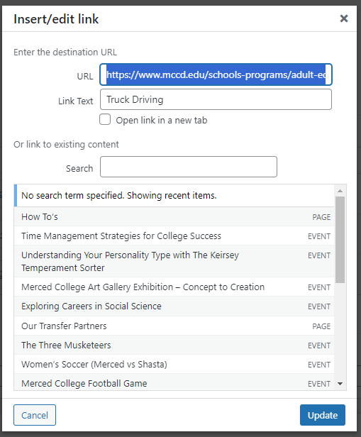 Getting Started - Merced College
