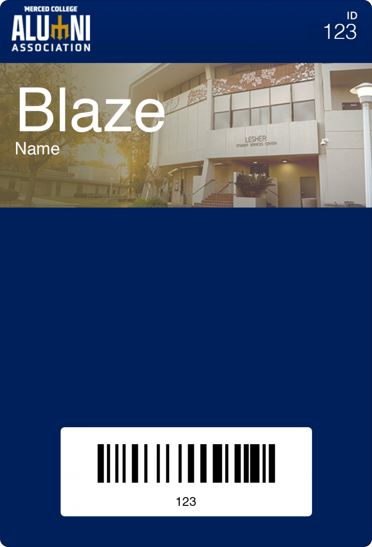 Digital Alumni Membership Card - Merced College